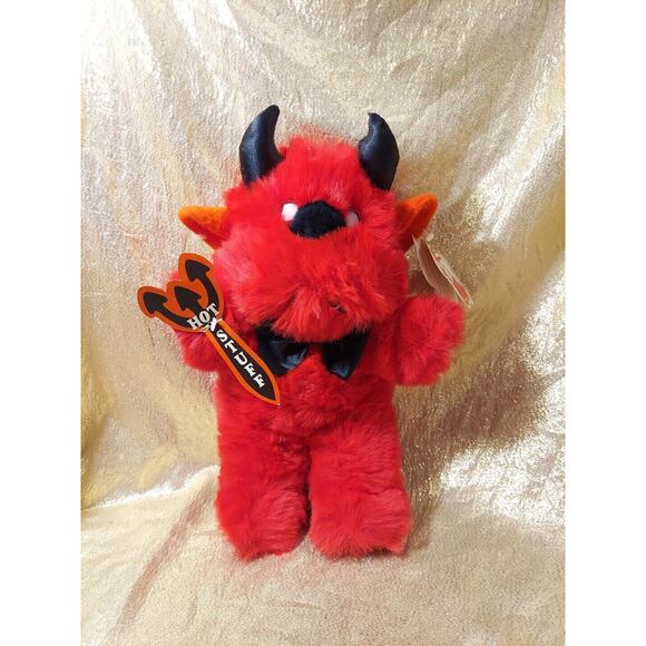 Dan Dee | Toys | Vintage Dandee Red Devil Bear Plush Stuffed Animalhot ...